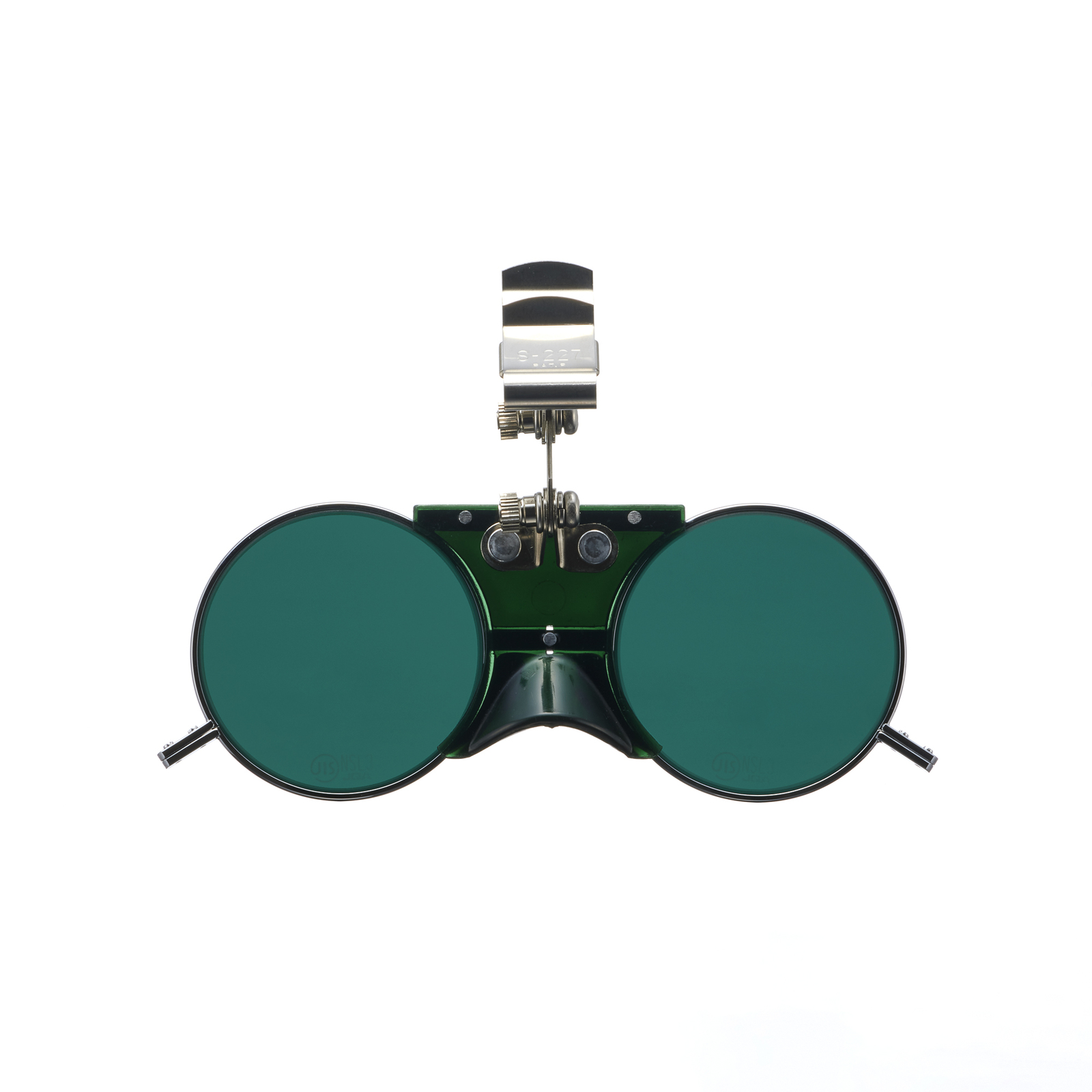 S-227 for MP cap, Flip-up, Tempered glass Light shading safety glasses ...